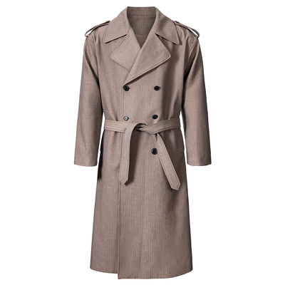Casoulty Windsor Stripe Trench/ 温莎隐纹风衣 三重混纺面料