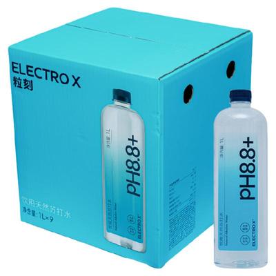 日食记 ELECTROX粒刻饮用天然苏打水380ml*12瓶pH8.8碱性冷矿泉