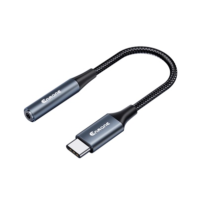 英曼耳机转接头typec转3.5mm音频