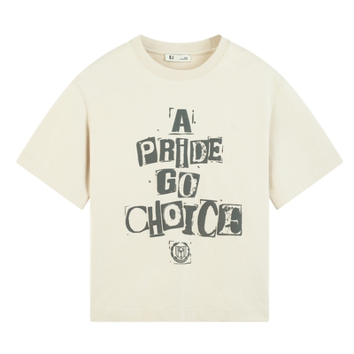 ei童装儿童短袖T恤字母印花