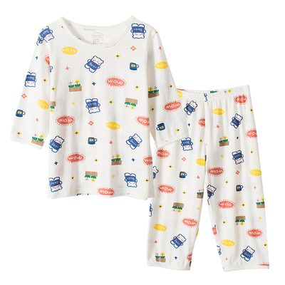 儿童天然优可丝可爱春夏薄空调服