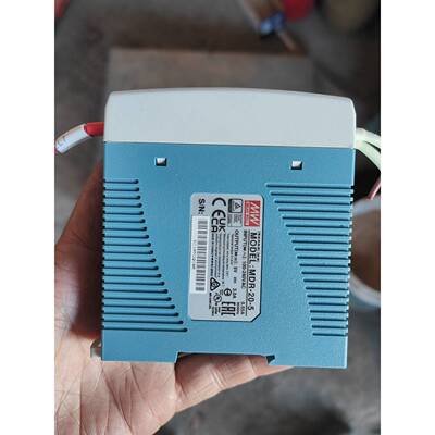 【请询价】明纬导轨电源MDR205实物实拍输入100240V