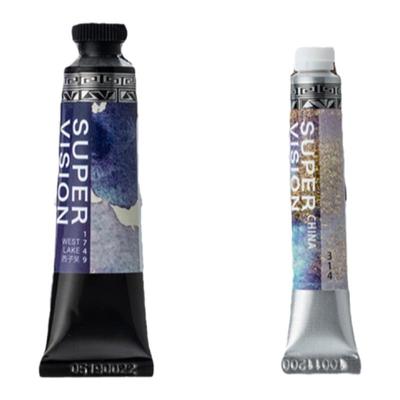 视爵水彩颜料珠光分层色变色沉淀