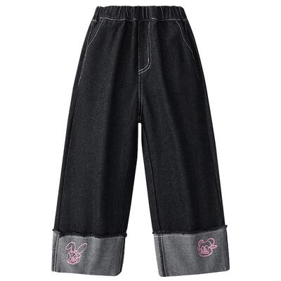 MQDMINI新款春季宽松牛仔裤