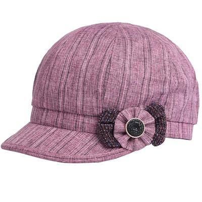 帽子春秋女中老年人鸭舌帽