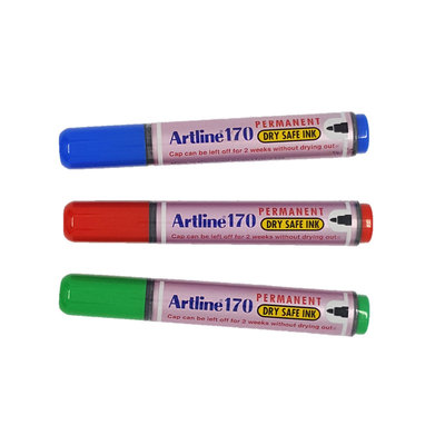 artline雅丽防干燥记号笔