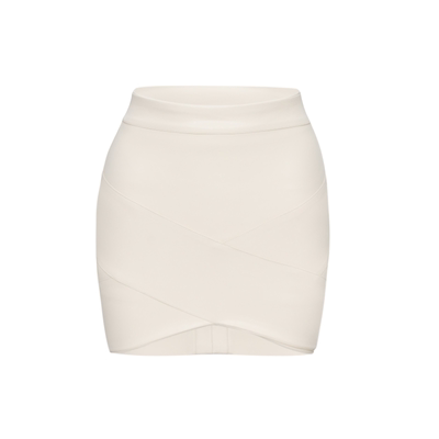 韩系气质百搭交叉塑形包臀半身裙