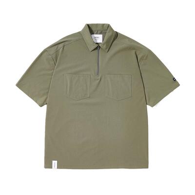 714street工装复古日系翻领衬衫