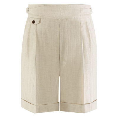 Acmecultum进口亚麻廓尔喀短裤