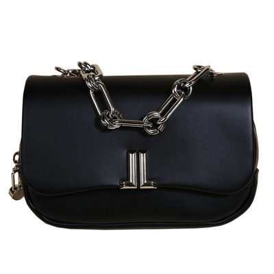 EZRO质感真皮小巧链条质感马鞍包