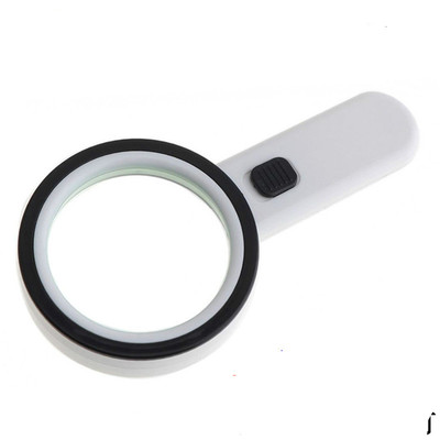 30倍光学玻璃镜片带灯阅读