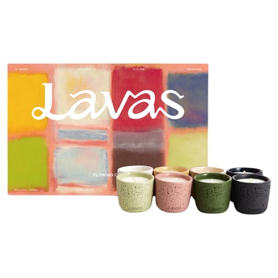 【38节礼物】Lavas流动画布Q蜡礼盒8件套全系列 香薰蜡烛生日礼物