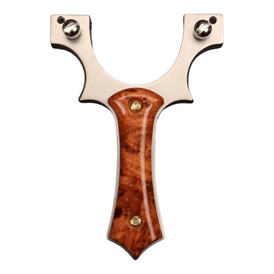 新款不锈钢户外扁皮筋8020黄色小牛弹弓快压夹片弹弓