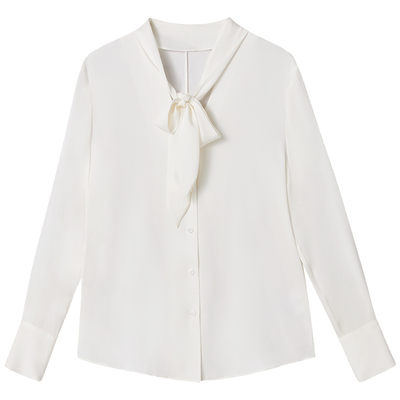 19MM弹力斜纹桑蚕丝直筒版型