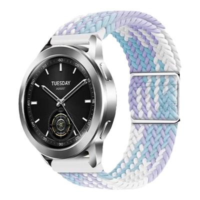 适用小米watchS4编织手表带sport4代腕表S3运动S2智能s1pro磁吸新款color男女式华米gtr4专用替换秋冬季腕带