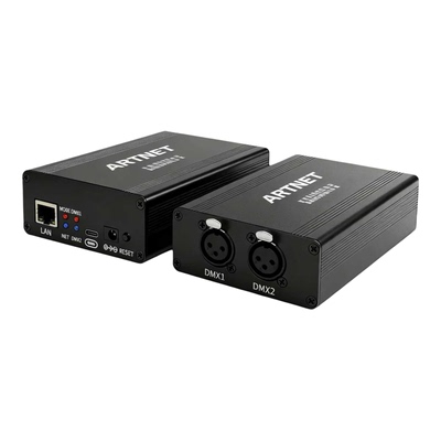 2路ArtNet转DMX控制器双向1024