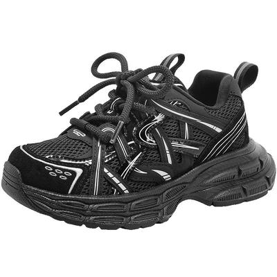 马君妍同款百丽星河轨迹童鞋复古老爹鞋童款运动休闲鞋子H8005A85