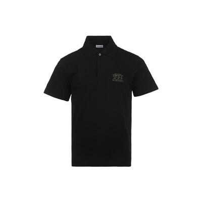 【自营】BURBERRY/博柏利男士刺绣logo标识棉质短袖polo衫T恤