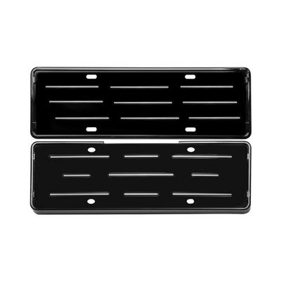 适用于领克10EMP配件塑料亮黑汽车牌架保护架车牌照架防变形改装
