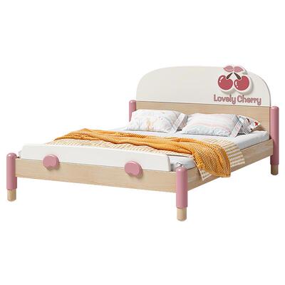 七叶木全实木儿童卡通女孩公主床