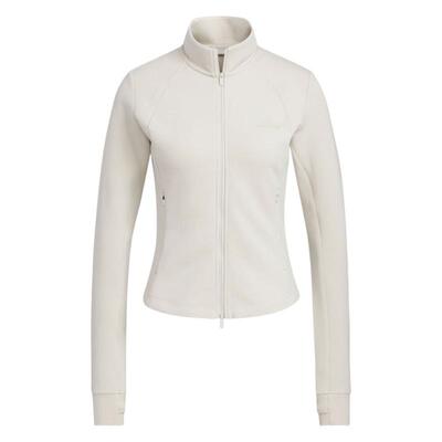 滔搏adidas阿迪达斯女子针织运动训练休闲修身立领夹克外套KF2507