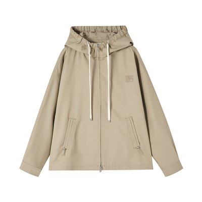 indicia标记商场同款25秋新款连帽休闲简约风短款风衣 F2A5FY057N