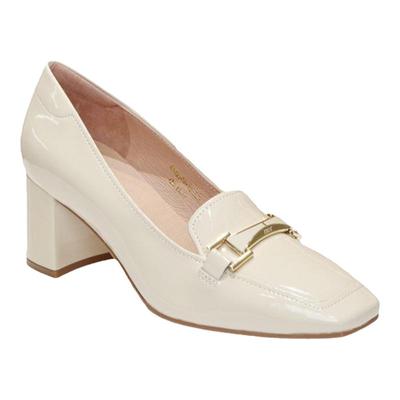 接吻猫粗跟乐福鞋女单鞋