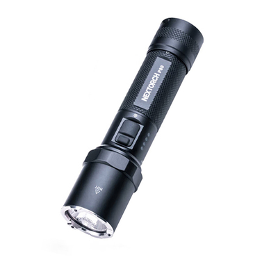 纳丽德P80强光高亮手电筒长续航户外应急充电防身登山露营骑行灯