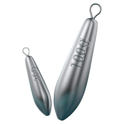 科野KEYE  远投柳叶型水滴型铅坠串钩铅坠吊坠带环海竿抛竿铅坨钓