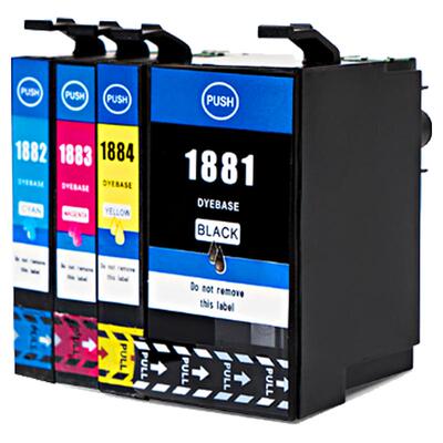 艾印适用爱普生188墨盒epson WF-3641 WF-7111 WF-7621 WF-7218 WF7728打印机墨水T1881-T1884墨盒T188非原装