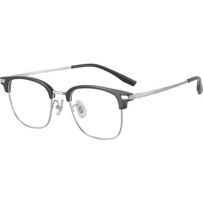 康视顿时尚眉框近视眼镜架钛架可