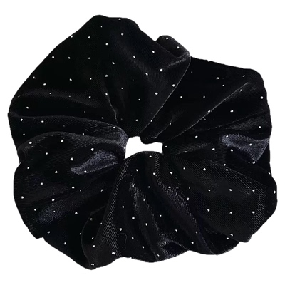 高级感东大门同款丝绒波点头绳