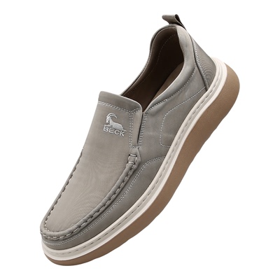 BECK公羊男鞋2026春夏新款男士休闲老北京软底布鞋轻便一脚蹬鞋子