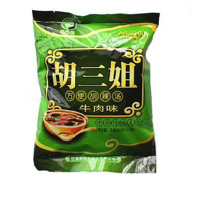 河南胡三姐逍遥镇牛肉味胡辣汤