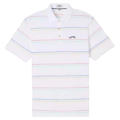 代购sun day red Cypress Stripe Polo衫高尔夫球运动T恤短袖新款