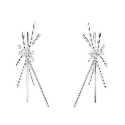 OURSELF几何精美线条耳钉