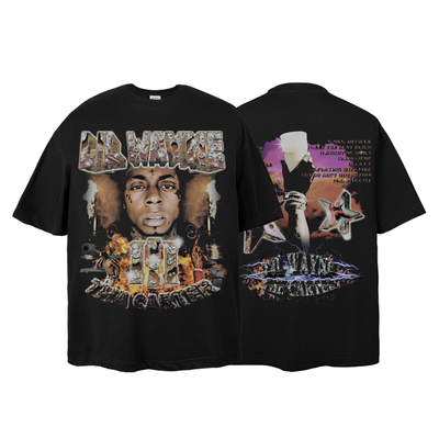 RULEEHIPHOP人像复古嘻哈短袖