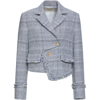 商场同款 宝姿PORTSPURE女装2025秋冬新品小香风粗花呢短外套