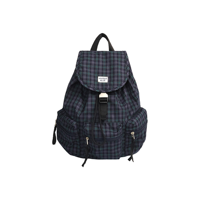 轻亚风格纹大学生双肩电脑包背包