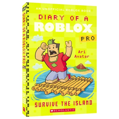 Diary of a Roblox Pro Survive the Island Roblox 高手日记 8 生存岛 章节小说 青少年英语课外读物 英文原版进口儿童图书
