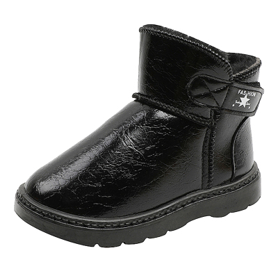 童鞋儿童雪地靴2025冬季宝宝棉鞋加绒防冻女童靴子软底小短靴棉靴