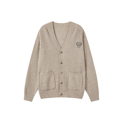 CHINISM赤尘羊毛混纺开衫毛衣