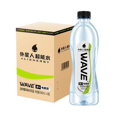 外星人WAVE淡柠檬电解质饮料4瓶