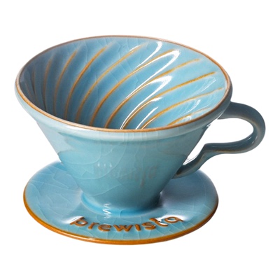 Brewista手工陶瓷冰晶蓝V60滤杯