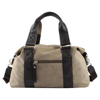 复古帆布手提包多功能单肩斜挎包