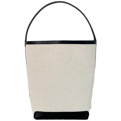 jpj帆布水桶包百搭通勤包慵懒风