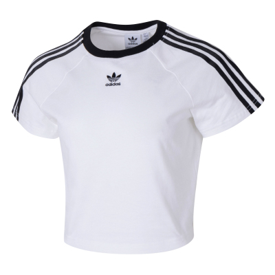 阿迪达斯短袖女透气修身圆领T恤