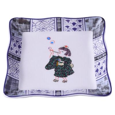 日式陶瓷创意可爱骨碟复古小吃碟