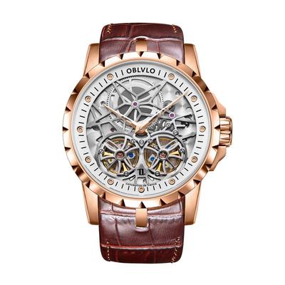 OBLVLO欧宝罗全自动双陀飞轮手表