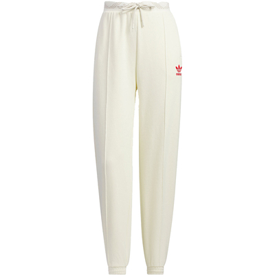 Adidas/阿迪达斯官方正品三叶草女士宽松束脚针织运动长裤IX4238